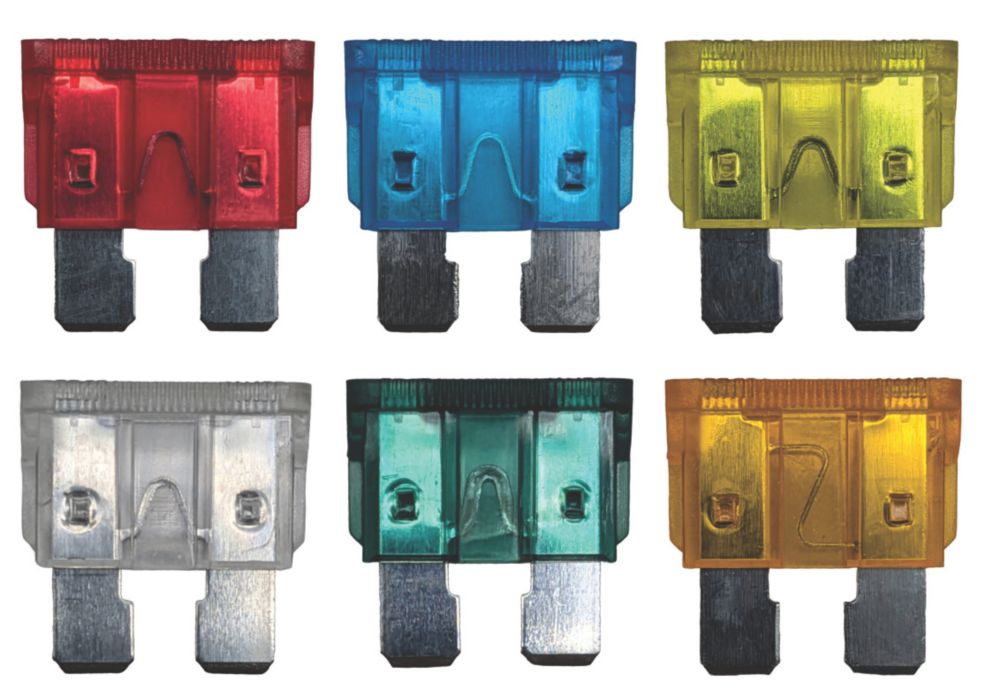 Pearl Consumables Assorted Standard Blade Auto Fuses 5-30A 90 Pieces ...