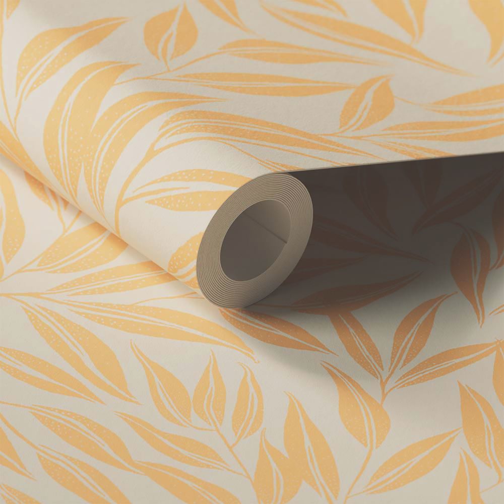LickPro Yellow Botanical 06 Wallpaper Roll 52cm x 10m - Screwfix