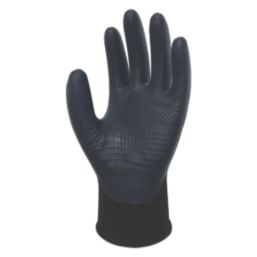 Wonder Grip WG-422 Bee-Smart General Handling Gloves Black/Blue X Large ...