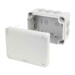 Schneider Electric 10-Entry Rectangular Junction Box with Knockouts ...