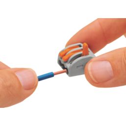 Wago 222-412 32A 2-Way Lever Connectors 50 Pack - Screwfix