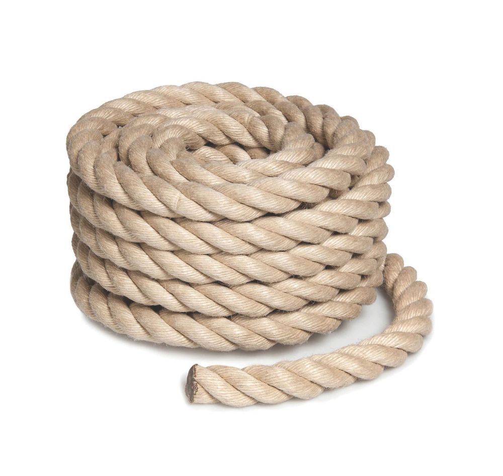 Essentials Rope Beige 32mm x 10m - Screwfix