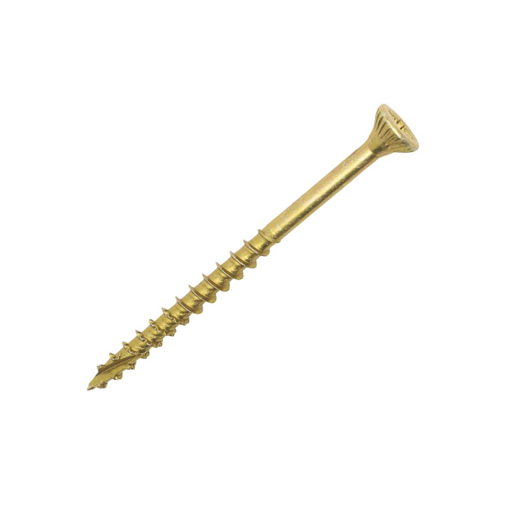 Optimaxx PZ Countersunk Wood Screws 5mm x 70mm 200 Pack - Screwfix