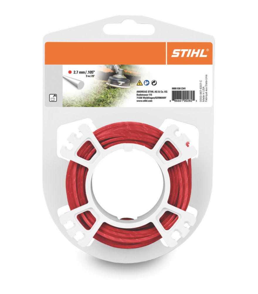 STIHL Round Mowing Line 2.7mm x 32m - Screwfix
