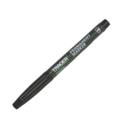 TRACER Medium Tip Black Permanent Marker - Screwfix