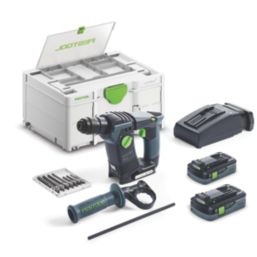 Festool BHC 18 HPC 4.0 I-Plus 2.5kg 18V 2 x 4.0Ah Li-Ion Airstream Li ...