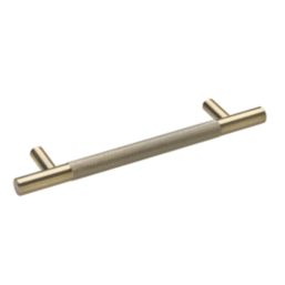 Elite Knobs & Handles Kensington Knurled T Bar Handle Antique Brass ...