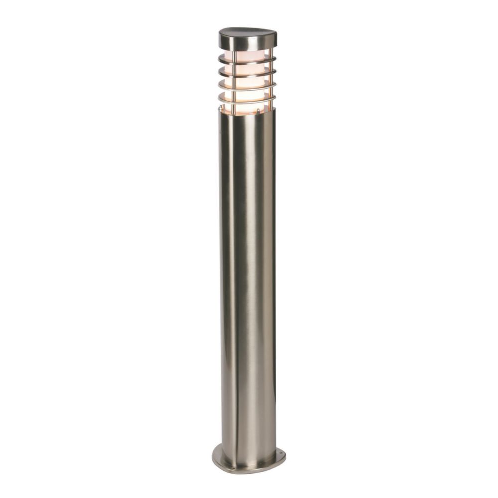 Saxby Bliss 800mm Outdoor Post Brushed Stainless Steel - Screwfix