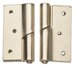 Smith & Locke Satin Nickel Rising Butt Hinges LH 75mm x 71mm 2 Pack ...