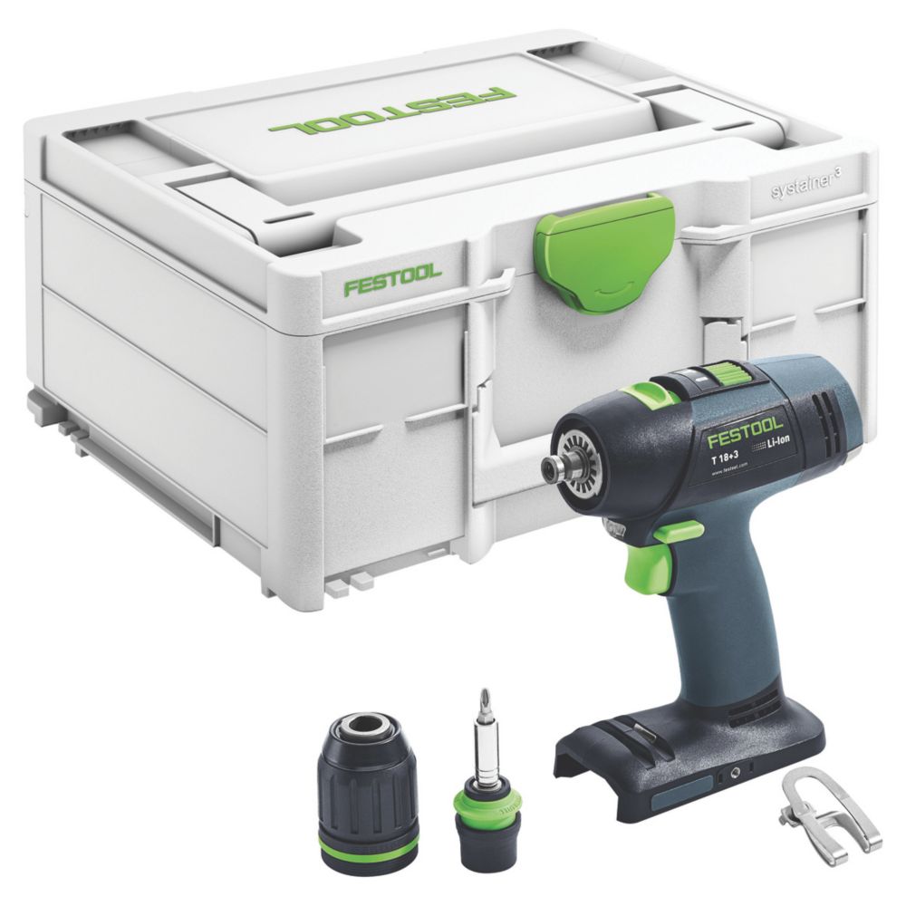 Festool T 18+3-Basic 18V Li-Ion Airstream Li-High Power Brushless ...