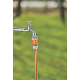 Gardena 1/2" Single-End Male Threaded Tap Connector - Screwfix