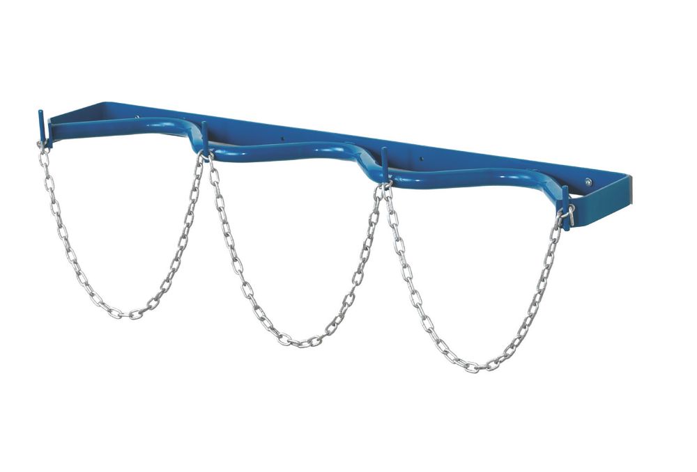 Barton 3 Gas Cylinder Wall Bracket - Screwfix