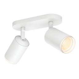 Philips Hue Fugato LED Double Spotlight White 6W 700lm - Screwfix