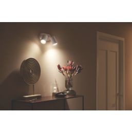 Philips Hue Fugato LED Double Spotlight White 6W 700lm - Screwfix