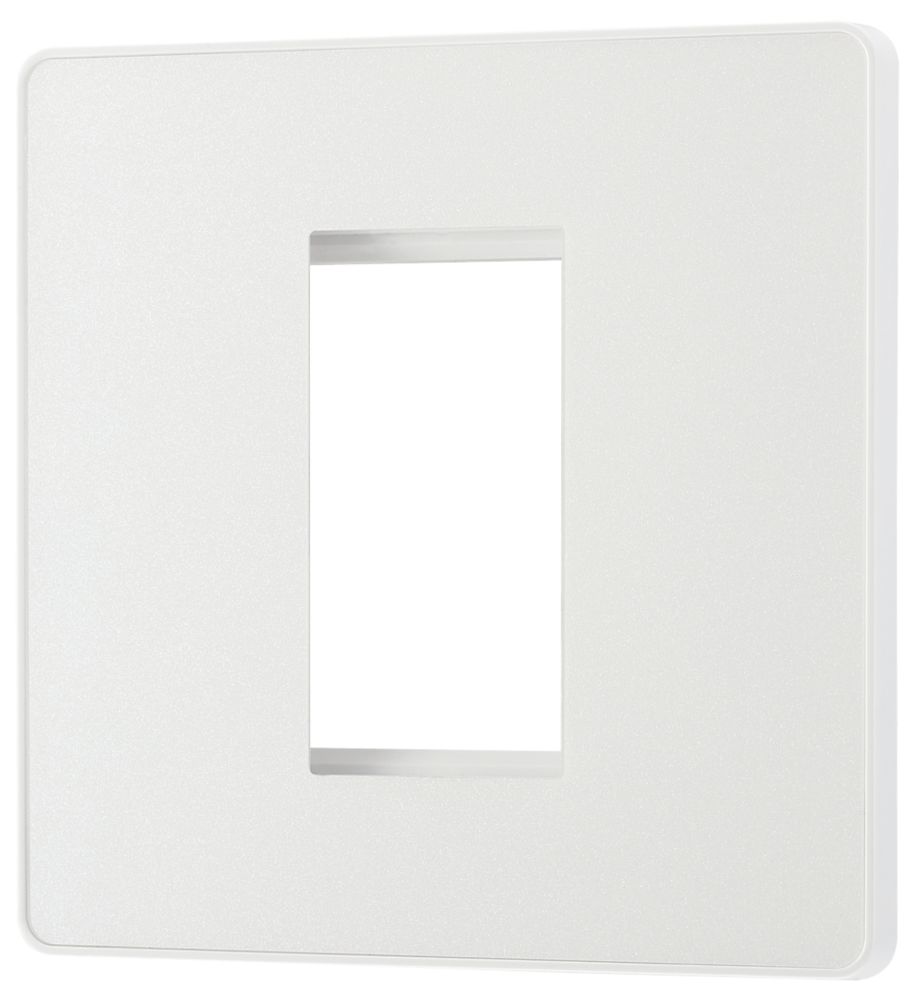 British General Evolve 1-Module Modular Faceplate Pearlescent White ...