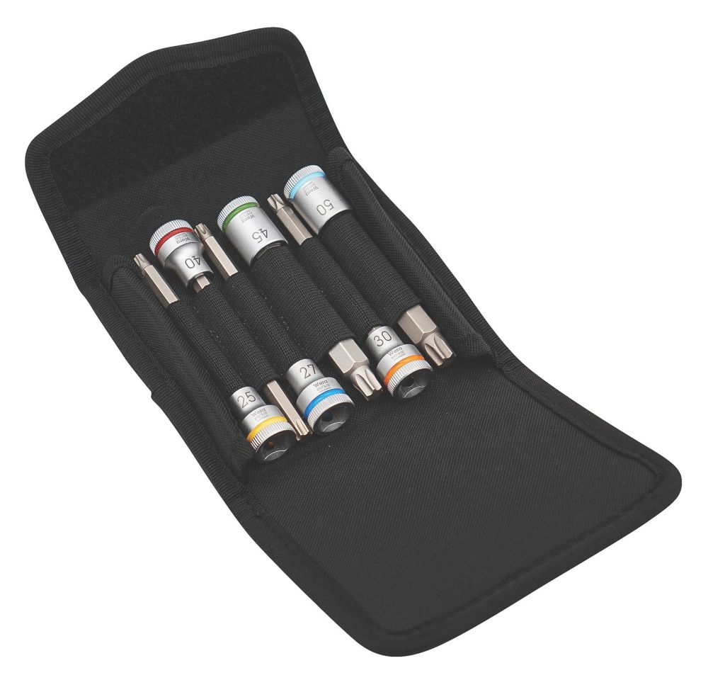 Wera 8767 B TORX HF 1 Zyklop 3/8" Drive Bit-Socket Set 6 Pieces - Screwfix