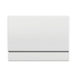 ETAL PVC End Bath Panel & Plinth 700mm White 2 Pack - Screwfix
