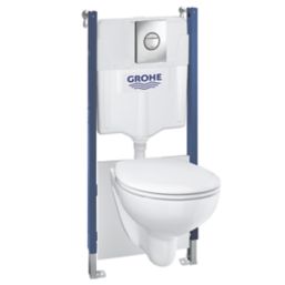 Grohe Solido Bau Compact 5in1 WC & Frame Bundle 1135mm - Screwfix