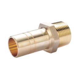 Hep2O Plastic Push-Fit Adapting Keyless Spigot Male Coupler 22mm x 3/4 ...