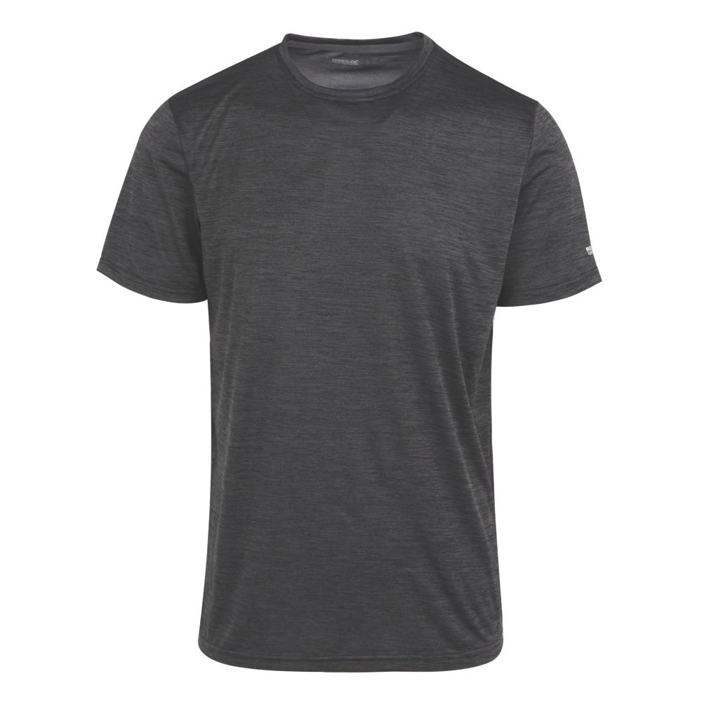 Regatta Fingal Edition II Short Sleeve Tshirt Ash Medium 41" Chest - Screwfix