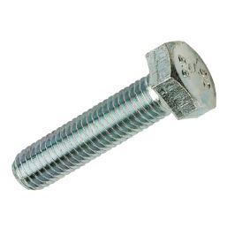 Easyfix BZP Steel Set Screws M16 x 50mm 50 Pack Screwfix