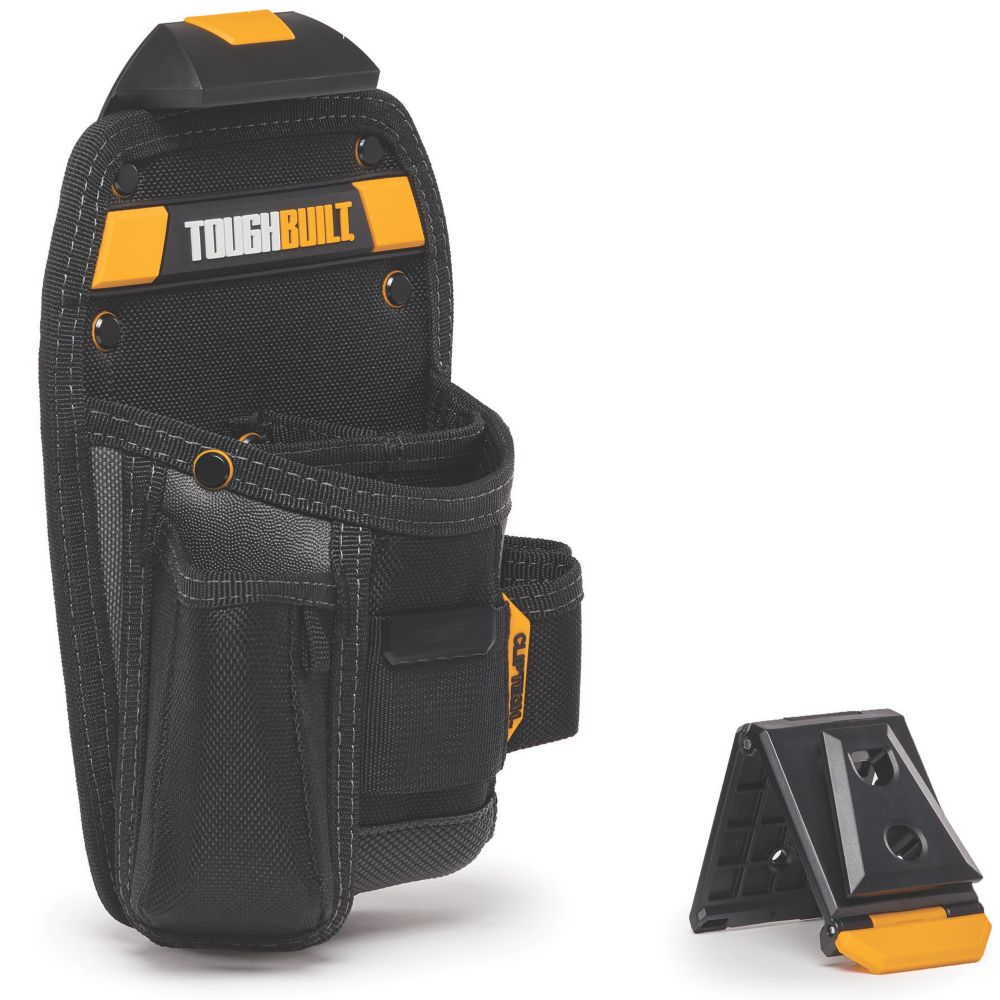 Toughbuilt ClipTech Universal Pouch / Utility Knife Pocket Black - Screwfix