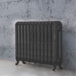 Arroll 597mm x 814mm 3108BTU Black Cast Iron 2 Column Radiator - Screwfix