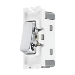 British General Nexus Grid 20A Grid Intermediate Switch Brushed Steel ...
