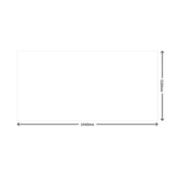 Splashwall Brushed Copper Matt MDF Splashback 2420mm x 1220mm x 9mm - Screwfix