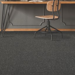 Contract Flint Grey Carpet Tiles 500 x 500mm 20 Pack - Screwfix