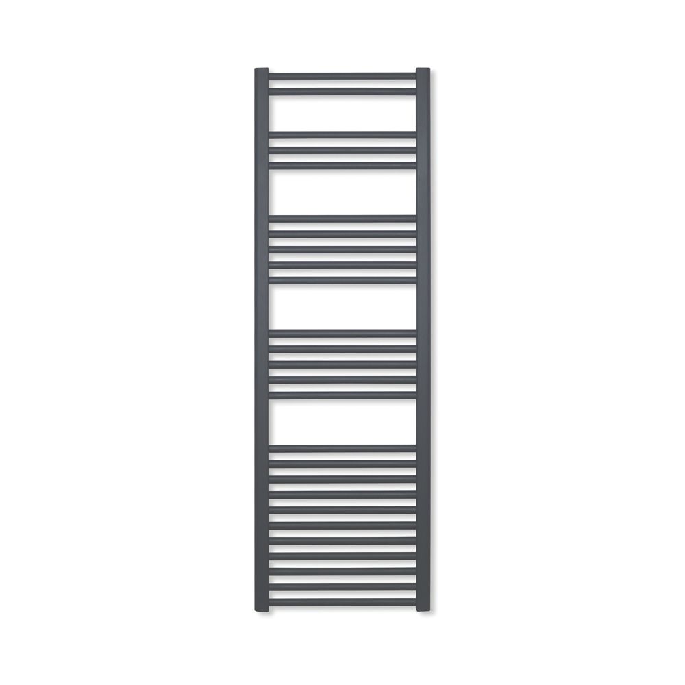 Time 1585mm x 500mm 1827BTU Anthracite Flat Designer Towel Radiator ...