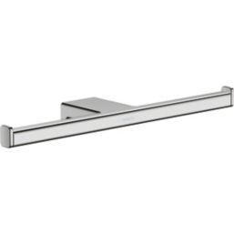 Hansgrohe AddStoris Double Toilet Roll Holder Chrome - Screwfix