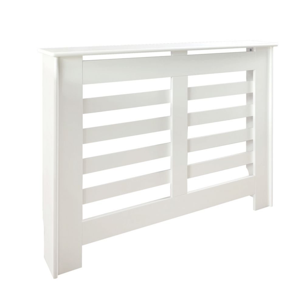 Victorian Radiator Cover White 1195mm x 200mm x 900mm - Screwfix