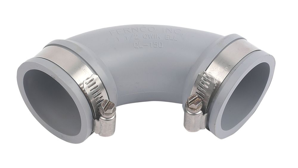 FloPlast WF11 Flexi Waste Elbow 40-48mm - Screwfix