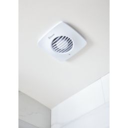 Xpelair DX100S 100mm (4") Axial Bathroom Extractor Fan White 220-240V ...