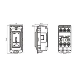 Knightsbridge Key Operated 10A Grid 3-Pole Fan Isolator Switch White ...