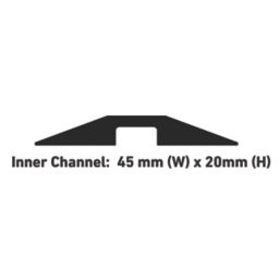 D-Line Drive Over Cable Protector 0.77m Black - Screwfix