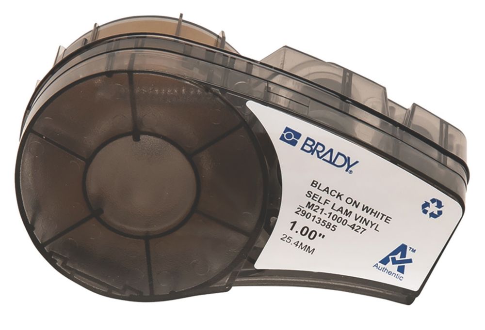 Brady 110928 Self-laminating Vinyl Wire and Cable Labels 25.40mm x 4 ...