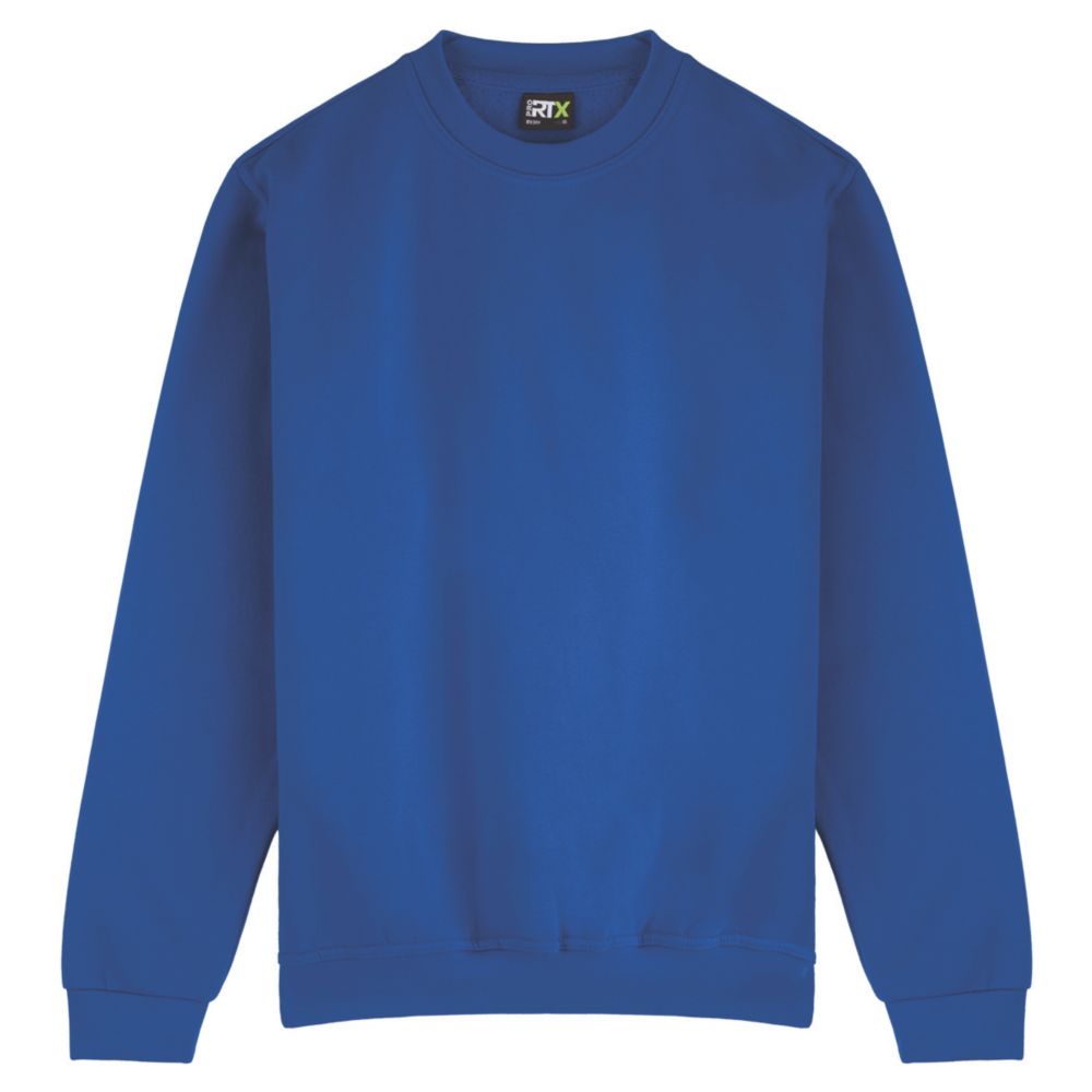 Pro RTX Sweatshirt Royal Blue Large 41 / 43" Chest - Screwfix