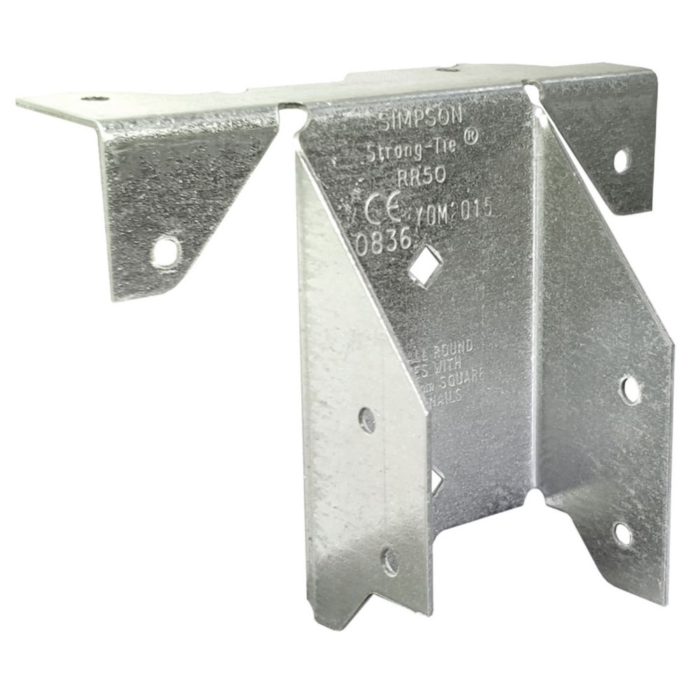 Simpson Strong-Tie Ridge Rafter Brackets 47mm 25 Pack - Screwfix