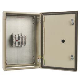 Contactum DFS160K 160A 3P+N+E Fused 3-Phase Enclosed Switch Fuse - Screwfix