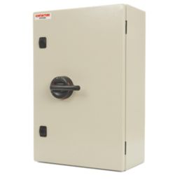 Contactum DFS160K 160A 3P+N+E Fused 3-Phase Enclosed Switch Fuse - Screwfix