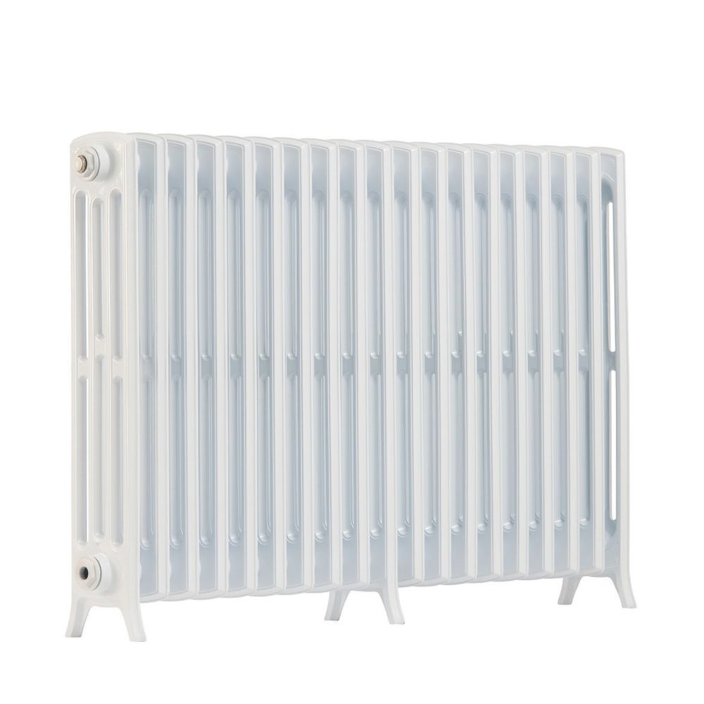 Arroll Edwardian 750mm x 1142mm 5569BTU White Horizontal Designer ...