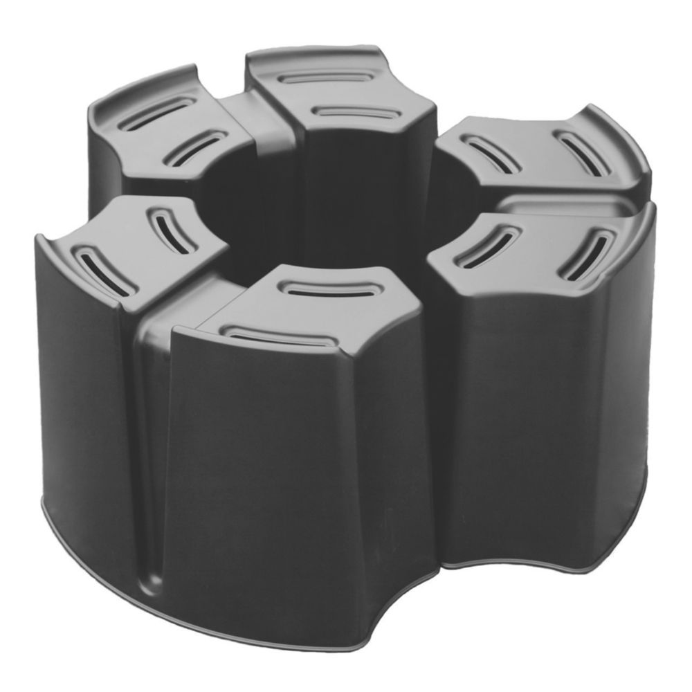 Straight PLC Multi Piece Water Butt Stand Black - Screwfix