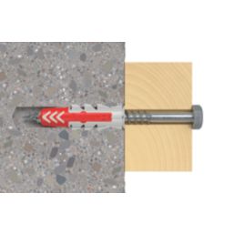 Fischer Duopower Nylon Plugs 12mm x 60mm 25 Pack - Screwfix