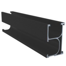 Fastensol Solar Panel Mounting Rails 3550mm Black 2 Pack - Screwfix