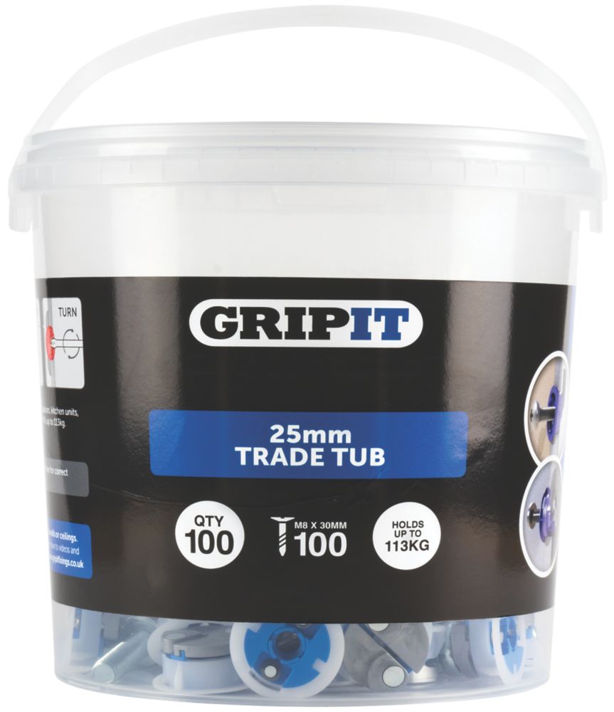 GripIt Plasterboard Fixings | Fixings & Fasteners | Screwfix.com