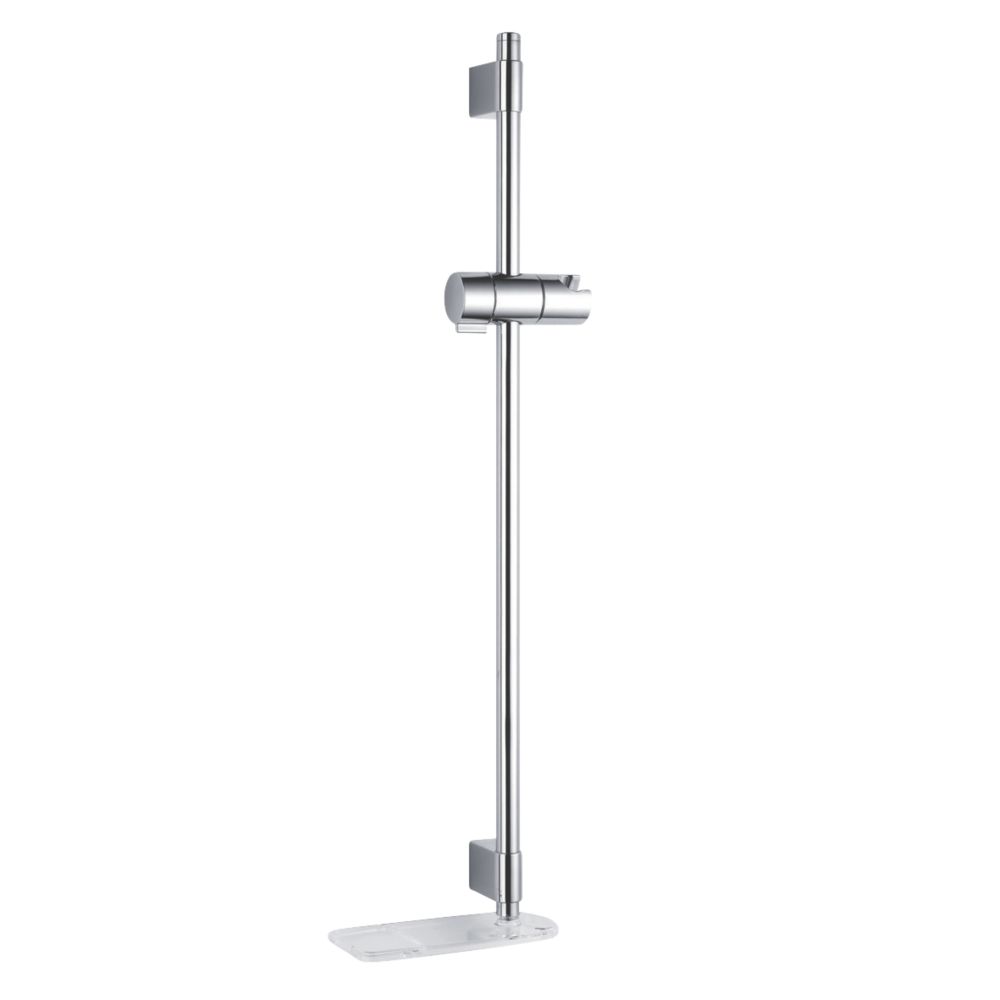 Mira Beat Slide Bar Chrome 654mm | Shower Riser Rails | Screwfix.com