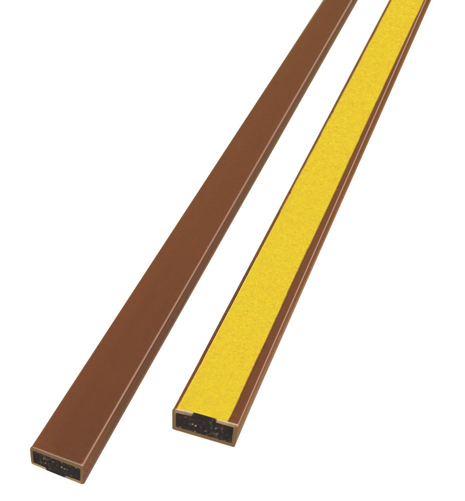 Firestop Fire Door Intumescent Strips Brown 10mm x 4mm x 2100mm 10 Pack ...