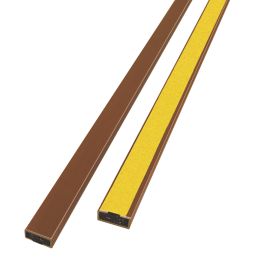 Firestop Fire Door Intumescent Strips Brown 10mm x 4mm x 2100mm 10 Pack ...